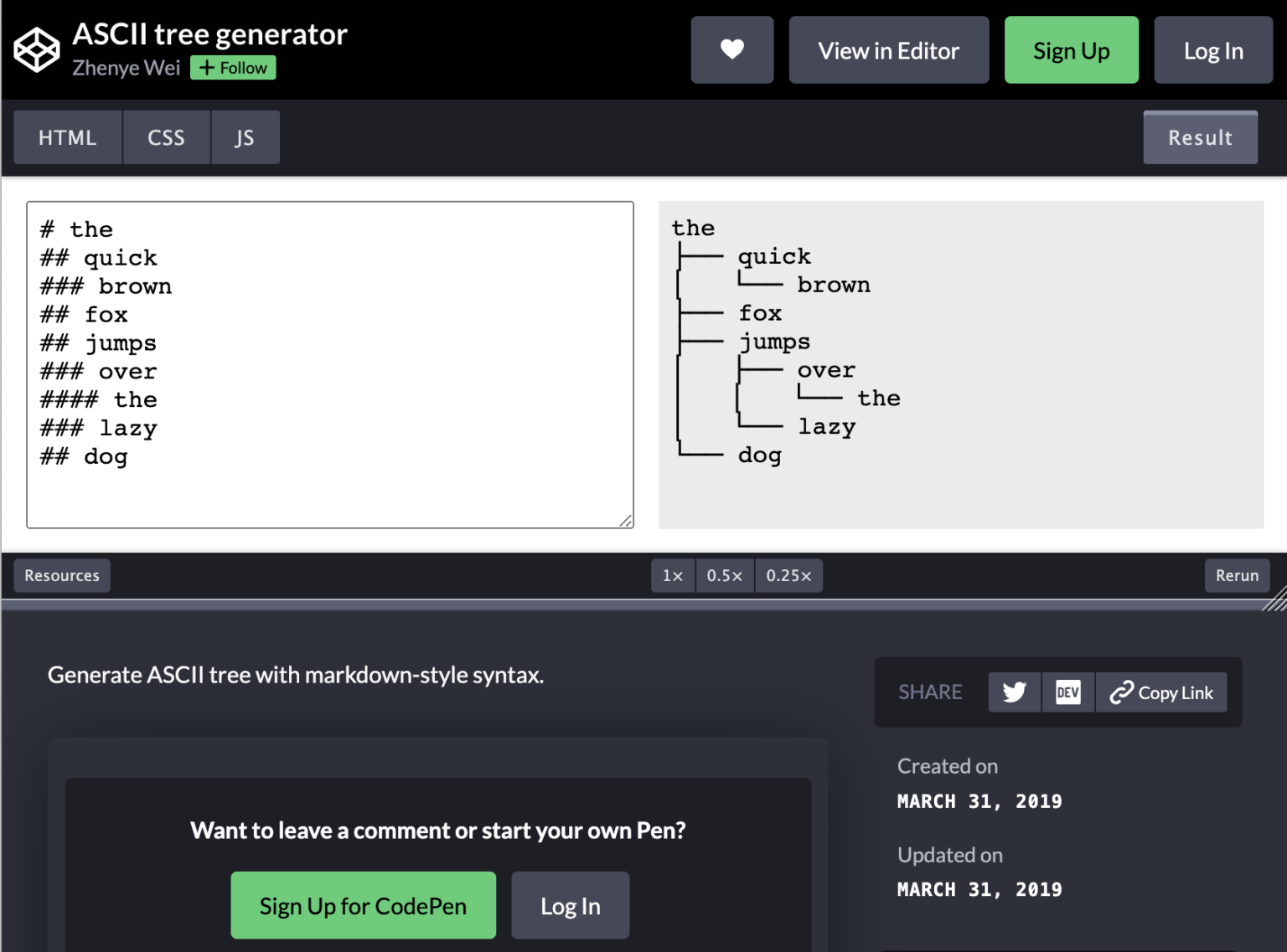 Ascii Tree Generator Flowr Agency 5919
